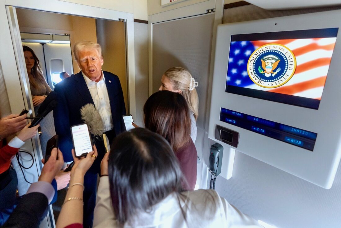 Q&A with Trump: Plane’s color scheme, fate of TikTok and Canada | News ...